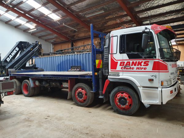 Our Hiab Trucks Hiab trucks - Banks Crane Hire